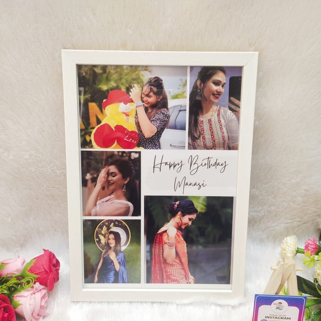Customized Collage Photo Frame For Birthday - Puneri Gifts Customized Collage Photo Frame For Birthday - Puneri Gifts